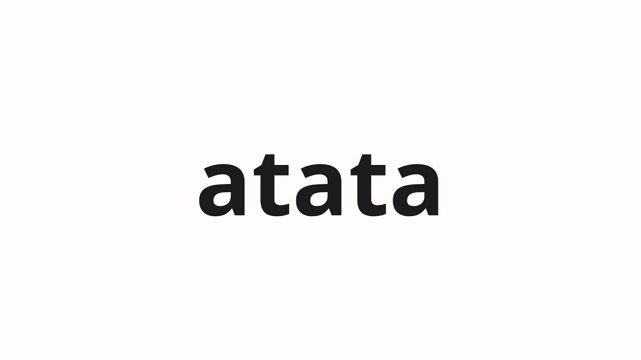 How to pronounce atata | あたた (Warm in Japanese) - YouTube