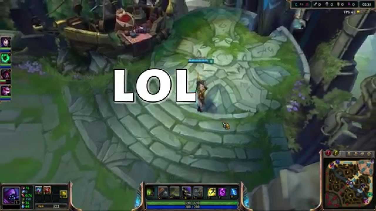 Invisible Base Barrier Funny Bug - League of Legends - YouTube