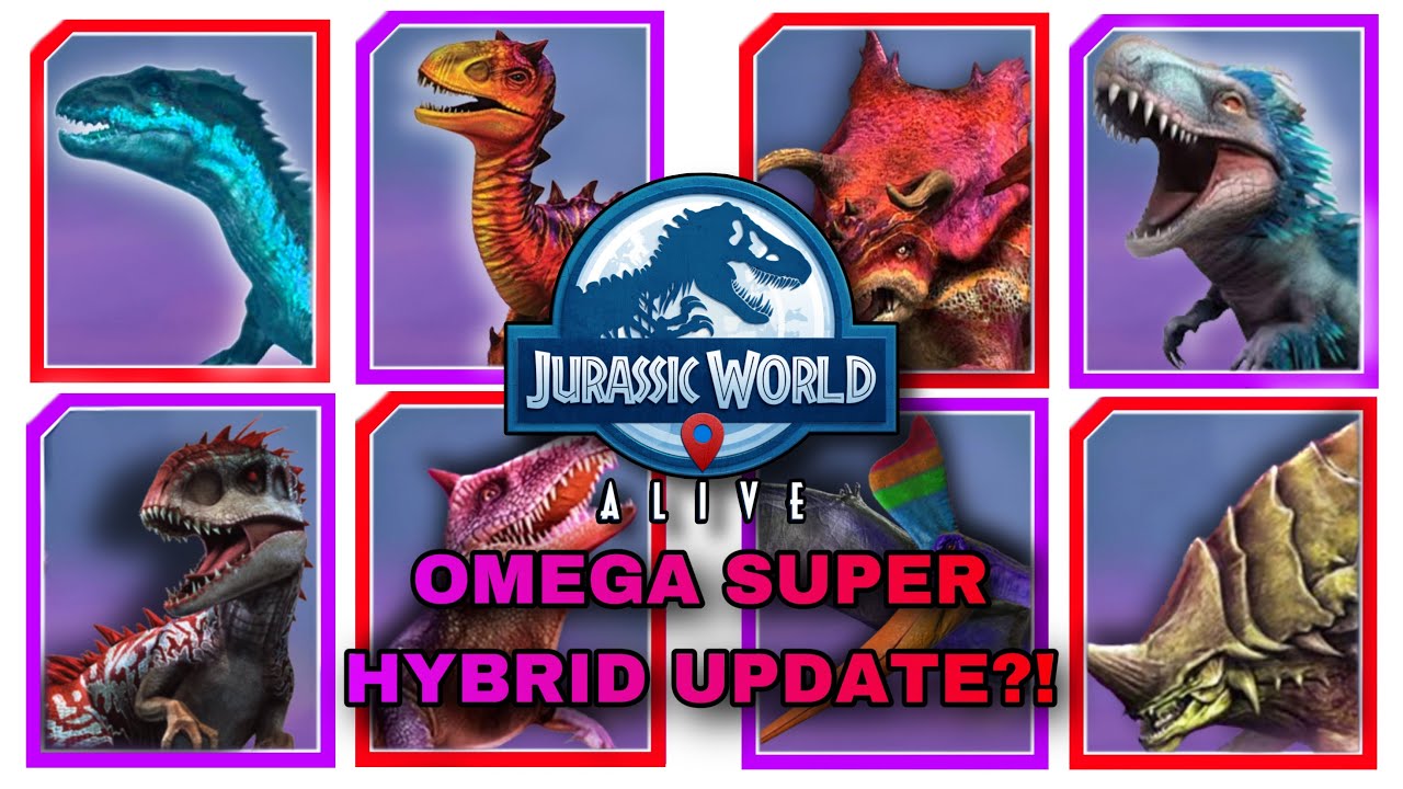 OMEGA HYBRIDS After JURASSIC WORLD ALIVE UPDATE 3.4?! | JWA 3.4 - YouTube