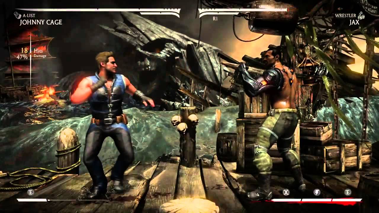 MKX Johnny Cage A-List Corner Combos - YouTube