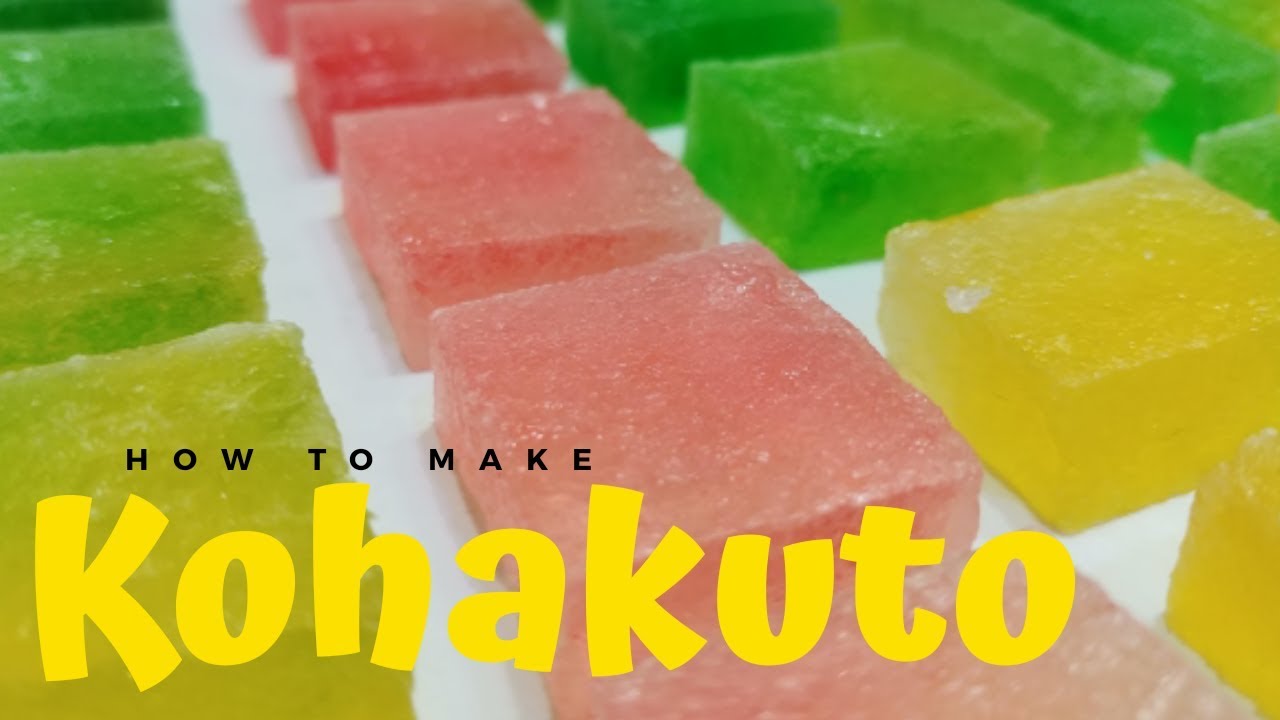 How to Make Kohakuto - YouTube