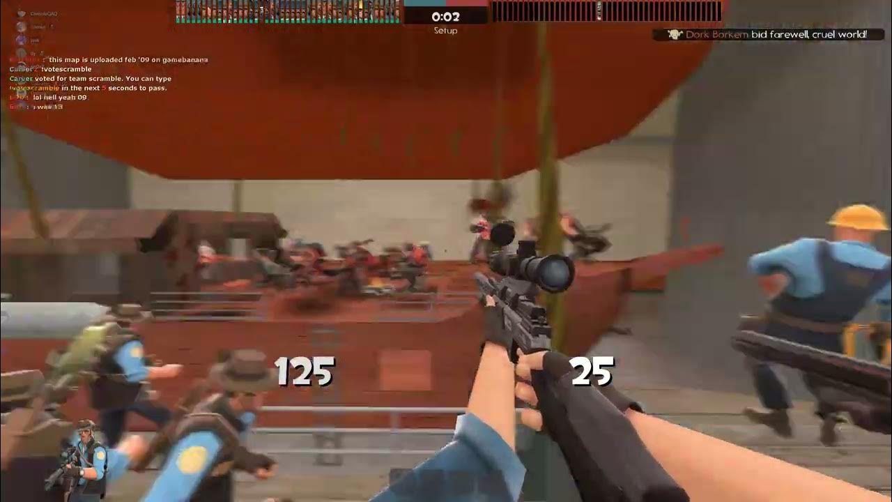 Team Fortress 2 - 100 Players on Balloon Race (50 vs 50) - YouTube