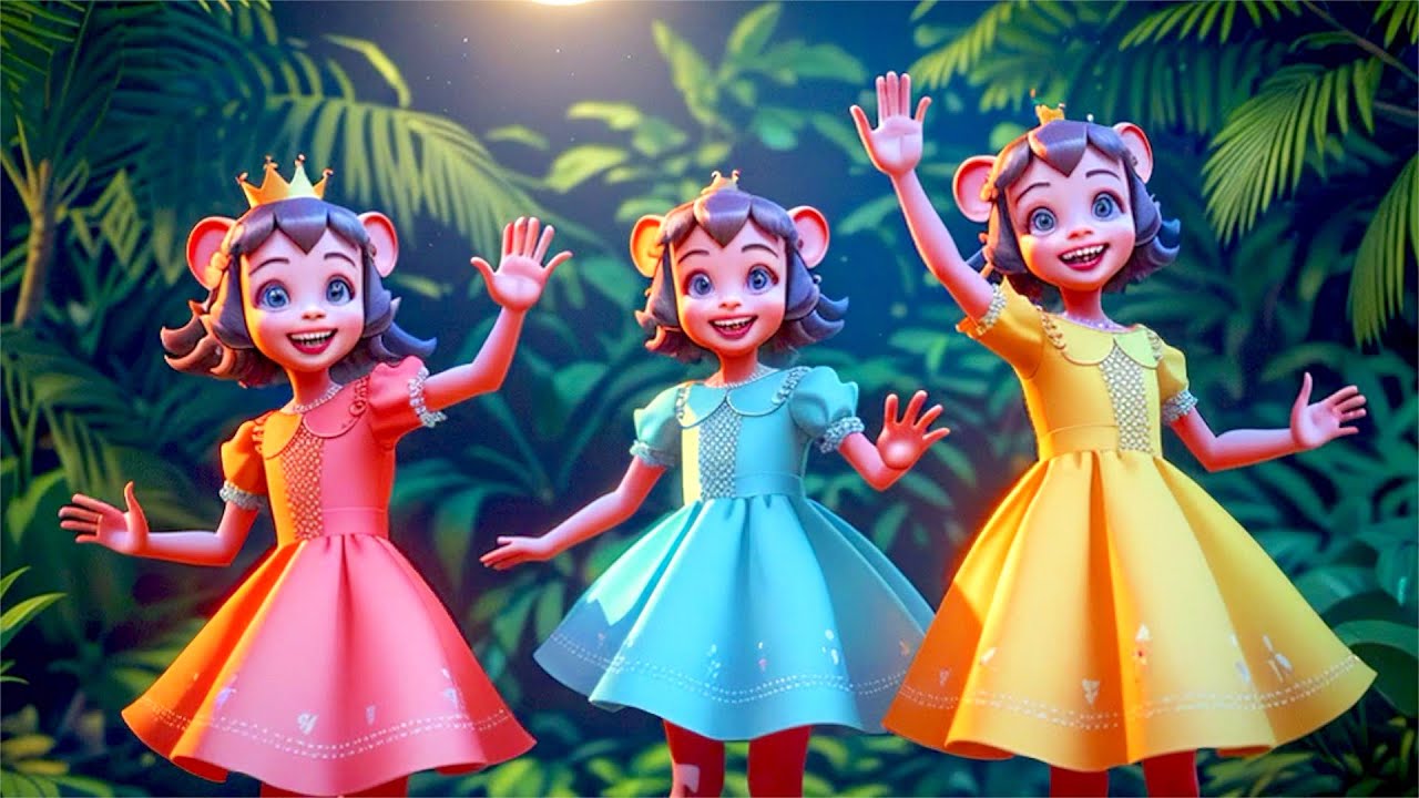 🐵 The 12 Monkey Princesses👸 | A re-telling of the classic children's ...