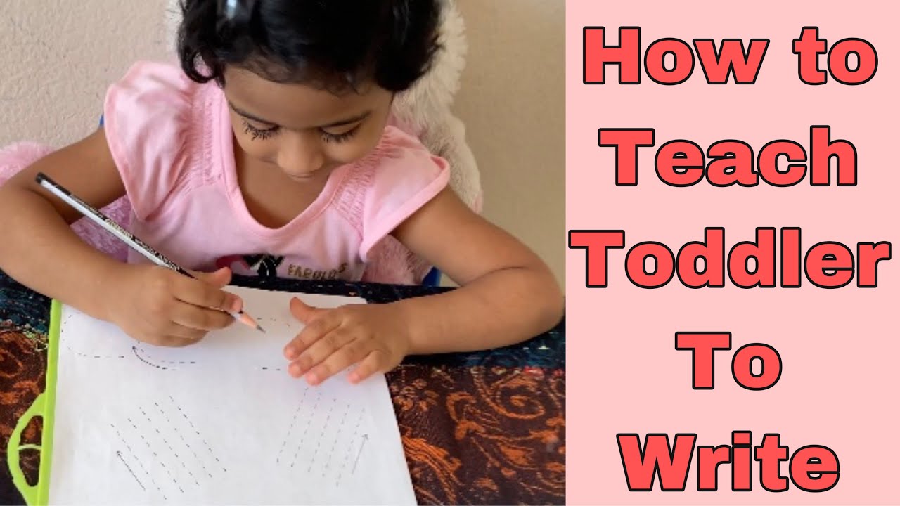 How to Teach Kids to Write/ Pre Writing Activities for Toddlers/ Trace ...
