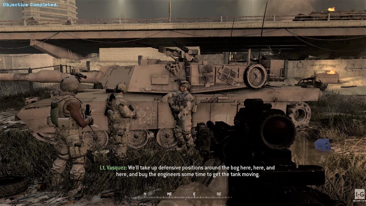 Defending a Tank - The Bog - Call of Duty 4: Modern Warfare Remastered ...