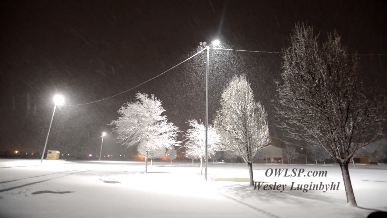 1-15-17 Amarillo Snow Storm (Huge Flakes) - YouTube