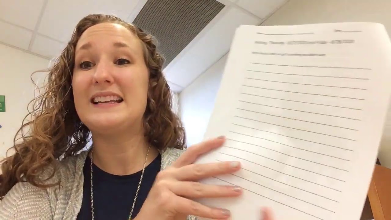 Day 4 August 27 ELA And Writing - YouTube