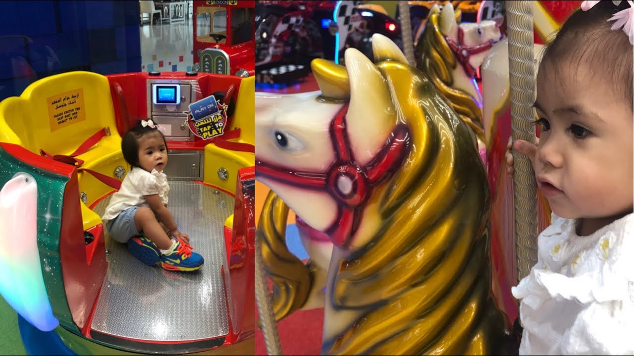 Baby’s Playtime At Fun block Dubai with Dada - YouTube
