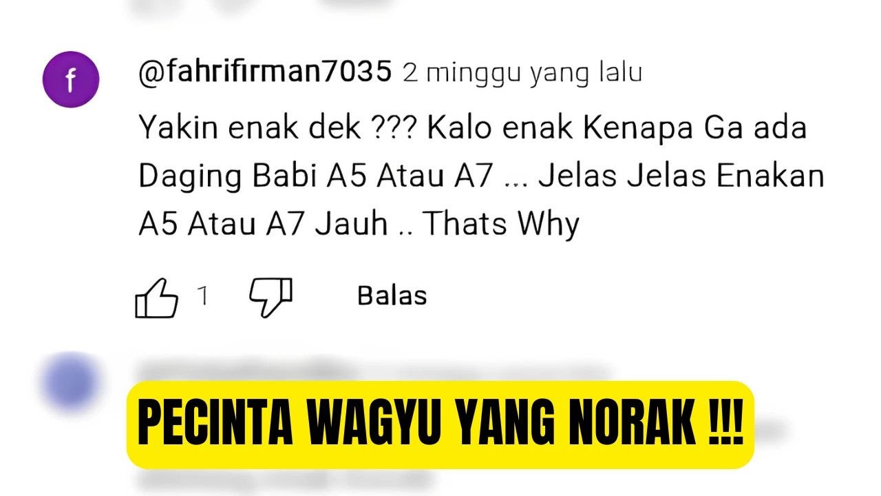 @fahrifirman7035 PECINTA DAGING WAGYU TAPI NORAK !!! | KTTGS PART 4 ...