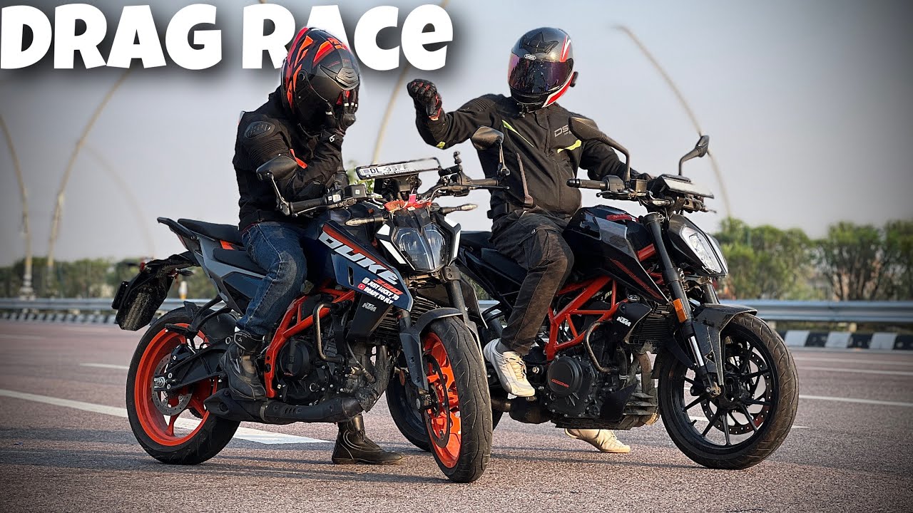 Duke390(Gen-3)vs Duke390(Gen-2): The Battle of TopSpeed(Drag Race)🔥 ...