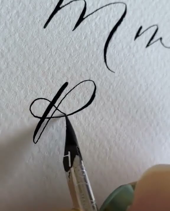P for Papa! - Modern Calligraphy Alphabet - YouTube