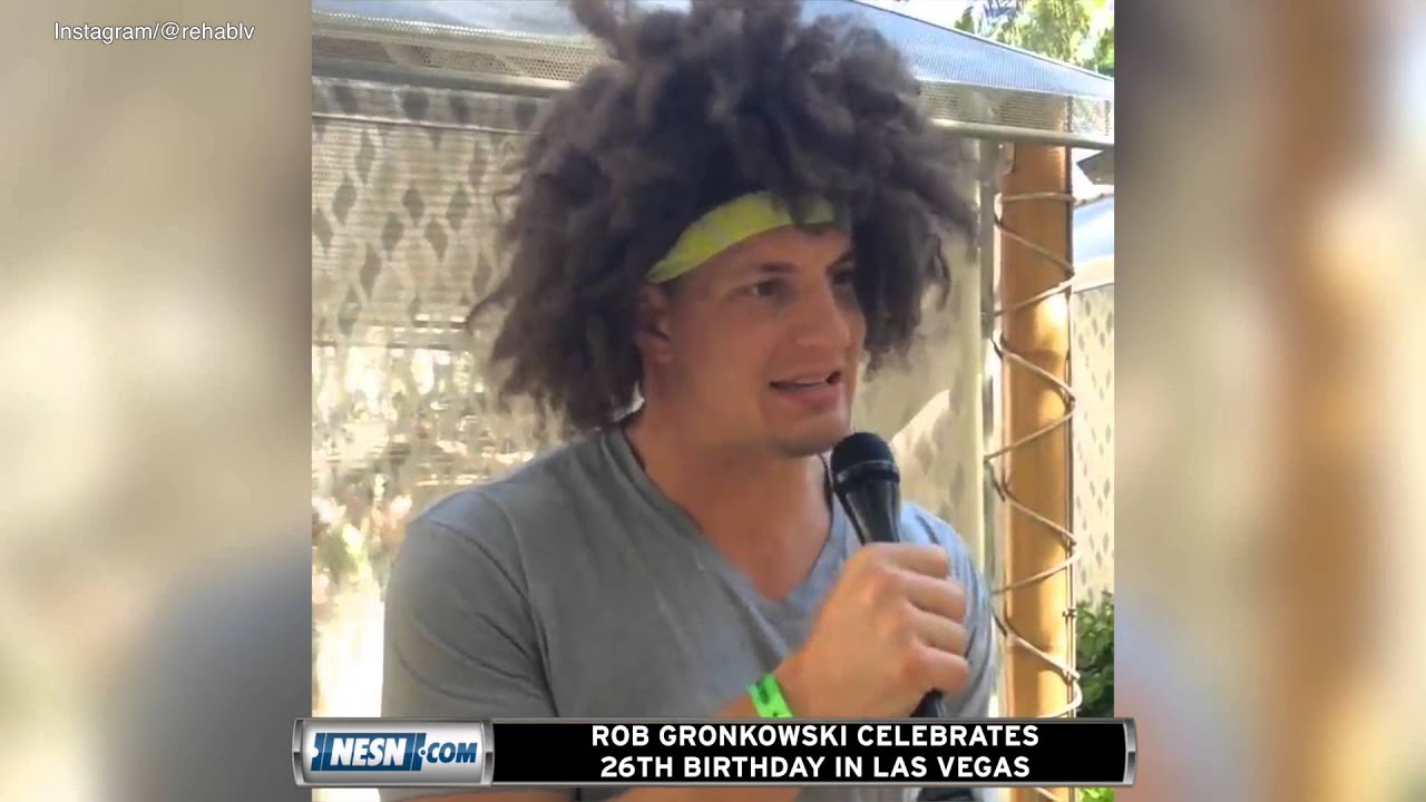 Party Like A Gronk Star: Rob Gronkowski Spiked Cake, Had Inflated ...