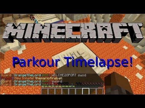 Minecraft: Prison Server (techge3ks) - Part 5 - Hardcore Parkour Timelapse - YouTube