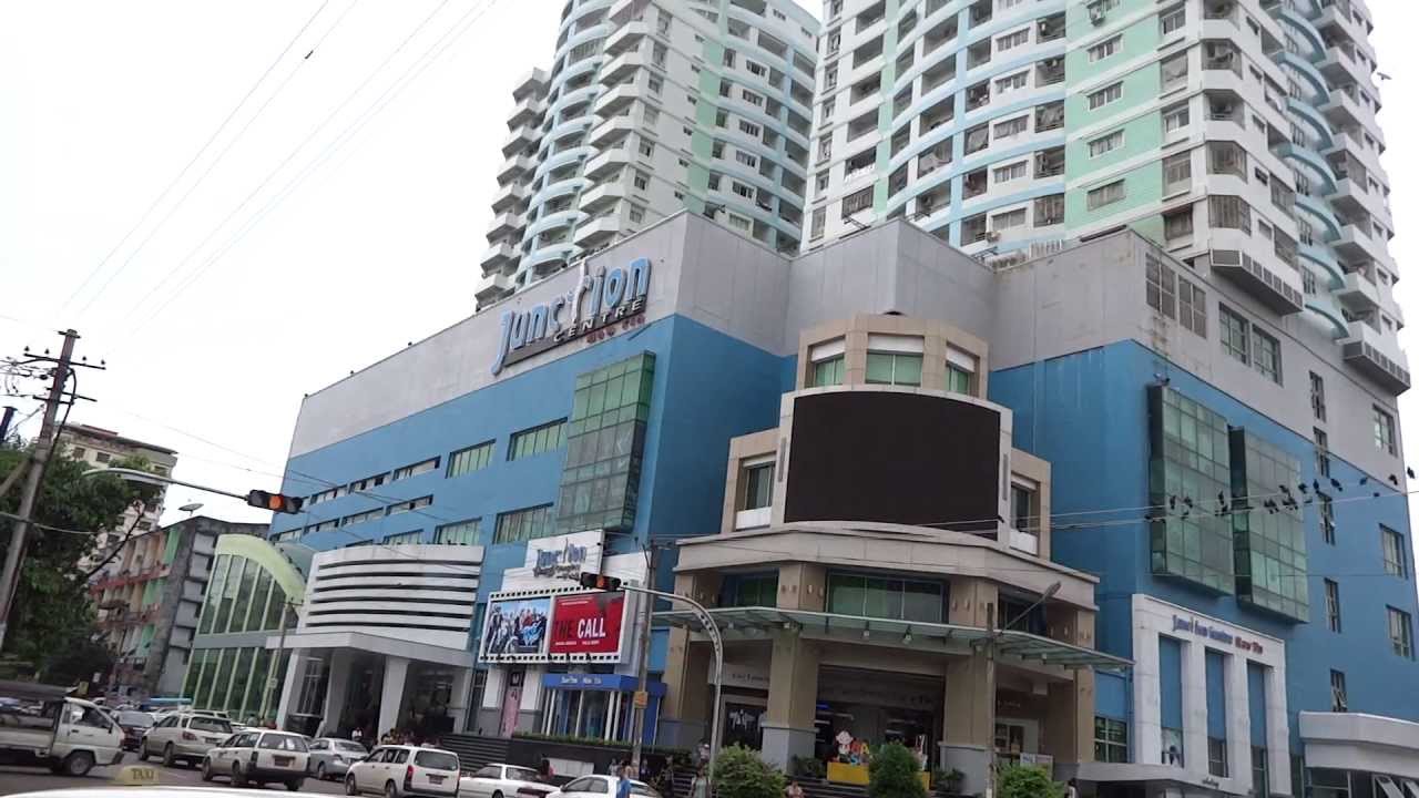 junction center yangon myanmar - YouTube