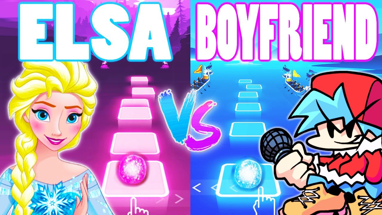 Frozen Elsa Vs FNF Boyfriend! Let It Go, South Friday Night Funkin ...