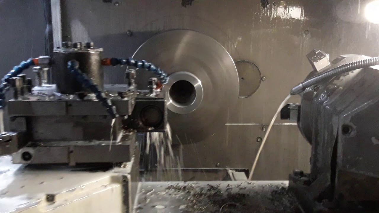 Old Okuma lathe ls 30-n - YouTube