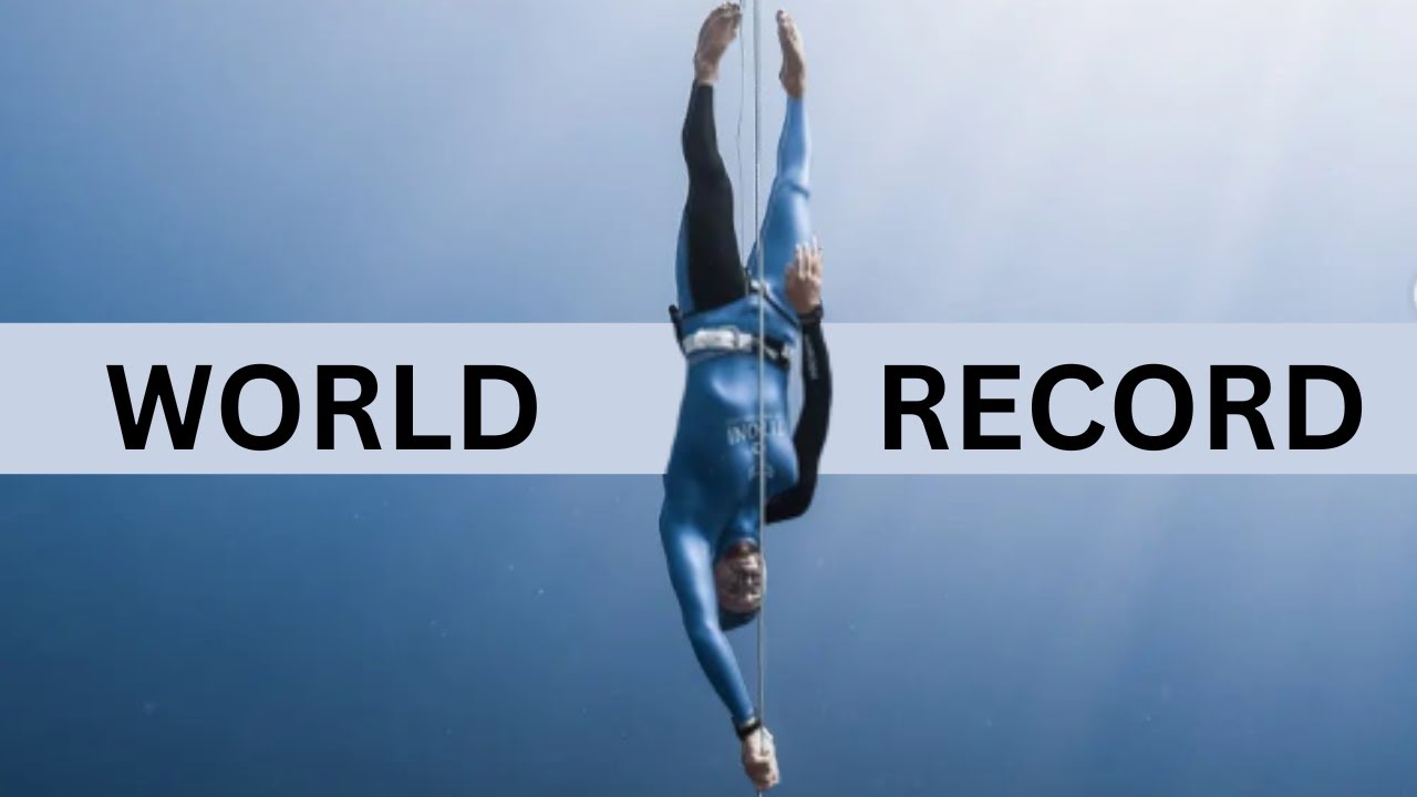 Free Immersion Freediving World Record by Petar Klovar at CMAS ...