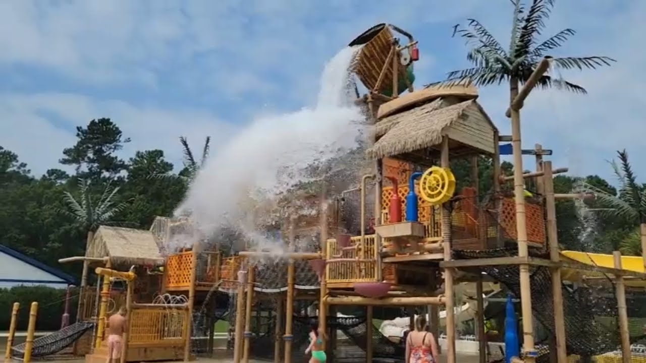 Whirlin' Waters and Beach Day - YouTube