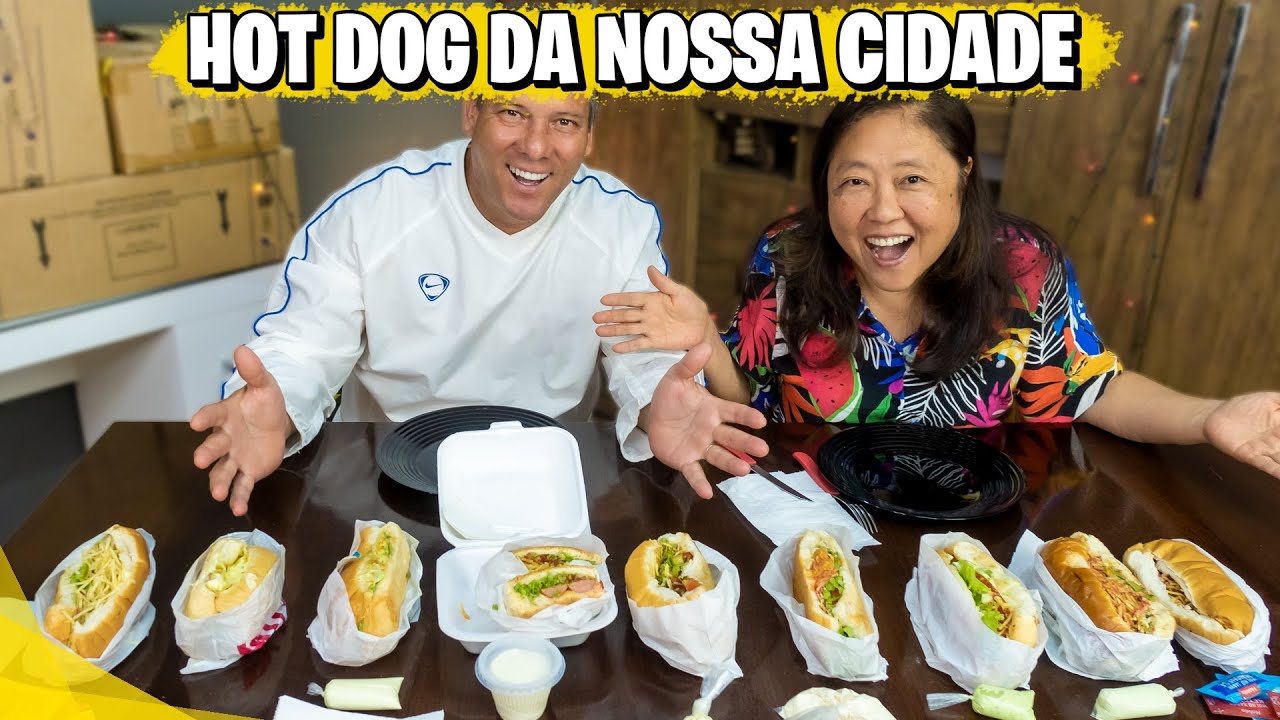 PROVANDO HOT DOGS DA NOSSA CIDADE | TIA DO JOINHA - YouTube