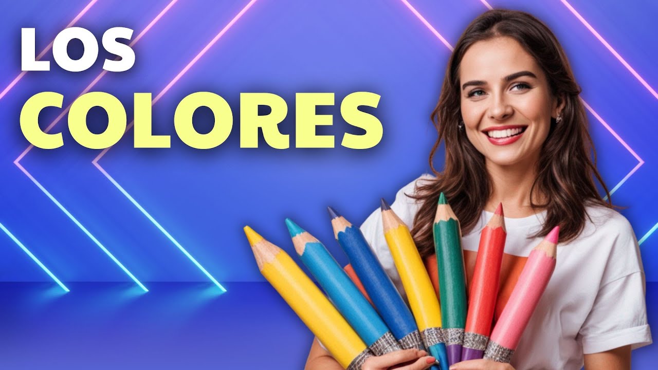 LOS COLORES en ESPAÑOL con ejemplos y FRASES ÚTILES 🎨 - YouTube