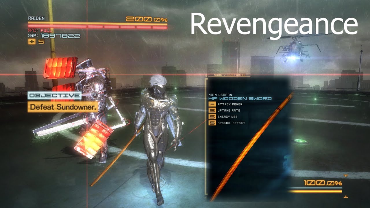 Metal Gear Rising: Revengeance Sundowner Boss [No Damage][Wooden Sword ...