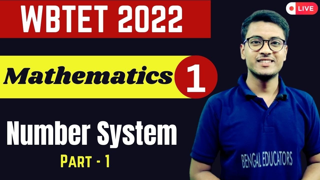 Number System | WBTET Math Class - 1 | WB Primary TET 2022 | WBTET Coaching | West Bengal TET ...