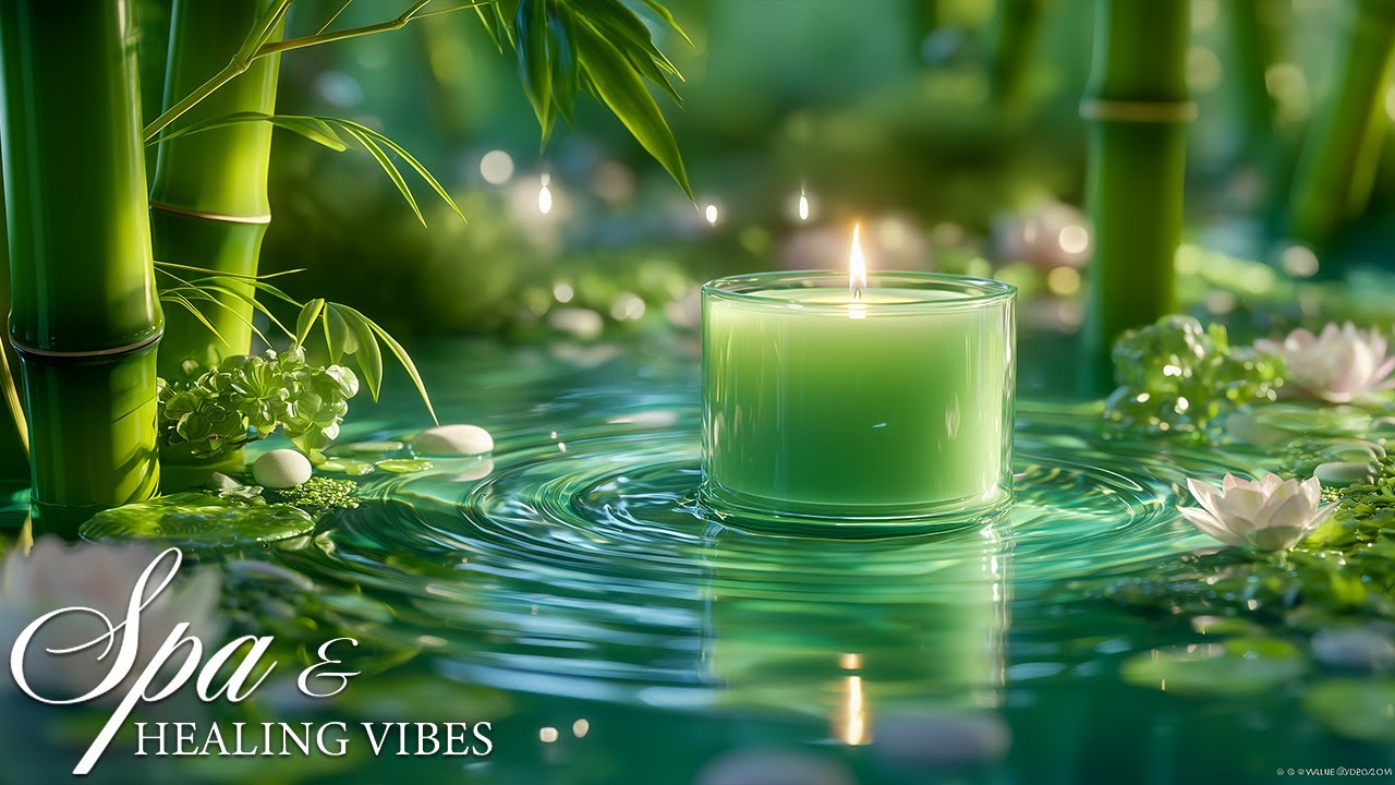 Soothing Spa Music and Water Ambience 🌿 Relaxation, Deep Sleep & Stress ...