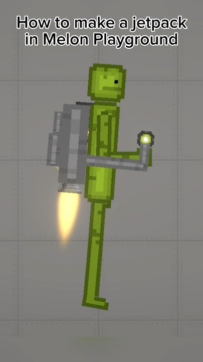 Melon Playground || How To Make A Jetpack In Melon Playground - YouTube