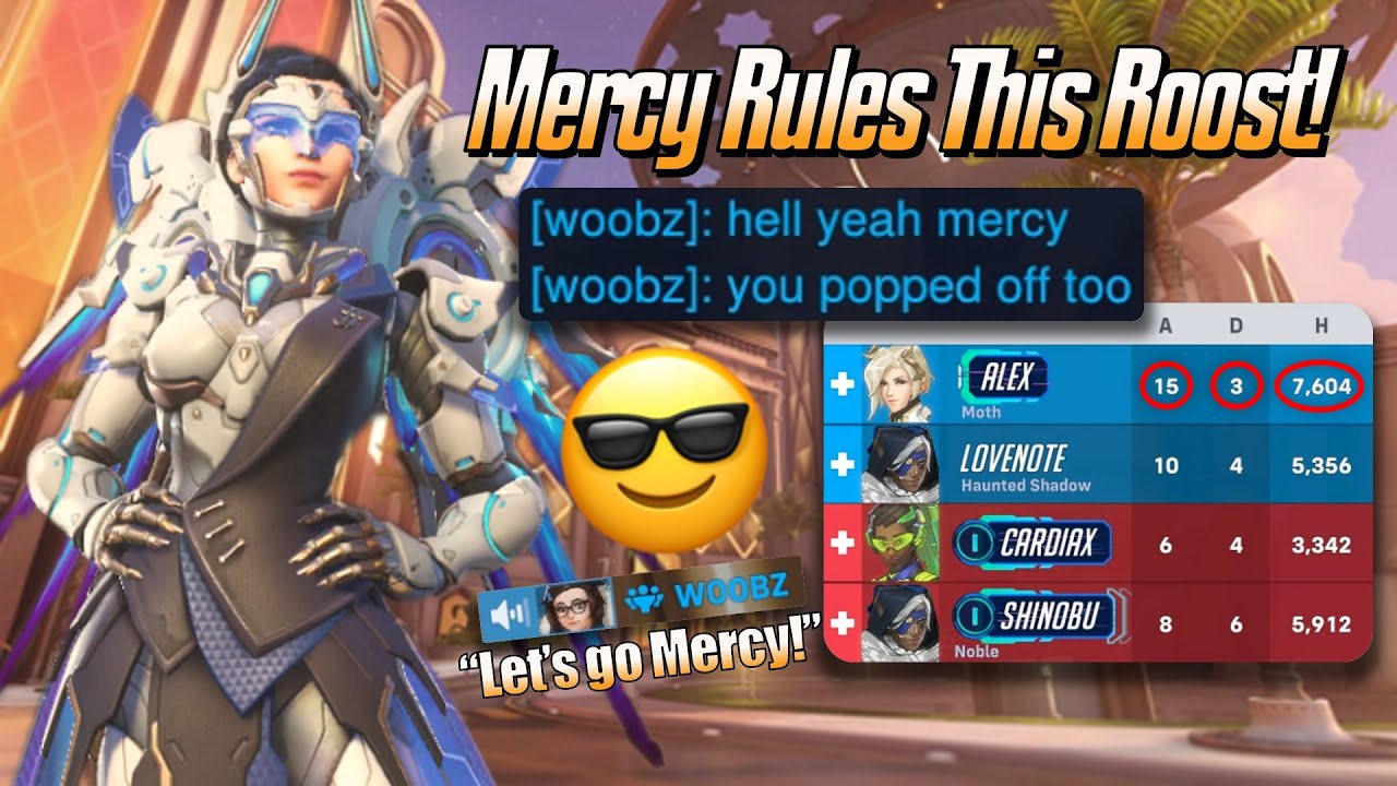 Mercy Rules This Roost! 😎 - Mercy Gameplay & Commentary - Overwatch 2 ...