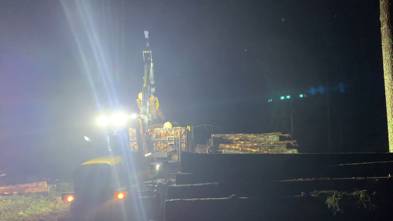 EcoLog 574F Unloading - YouTube