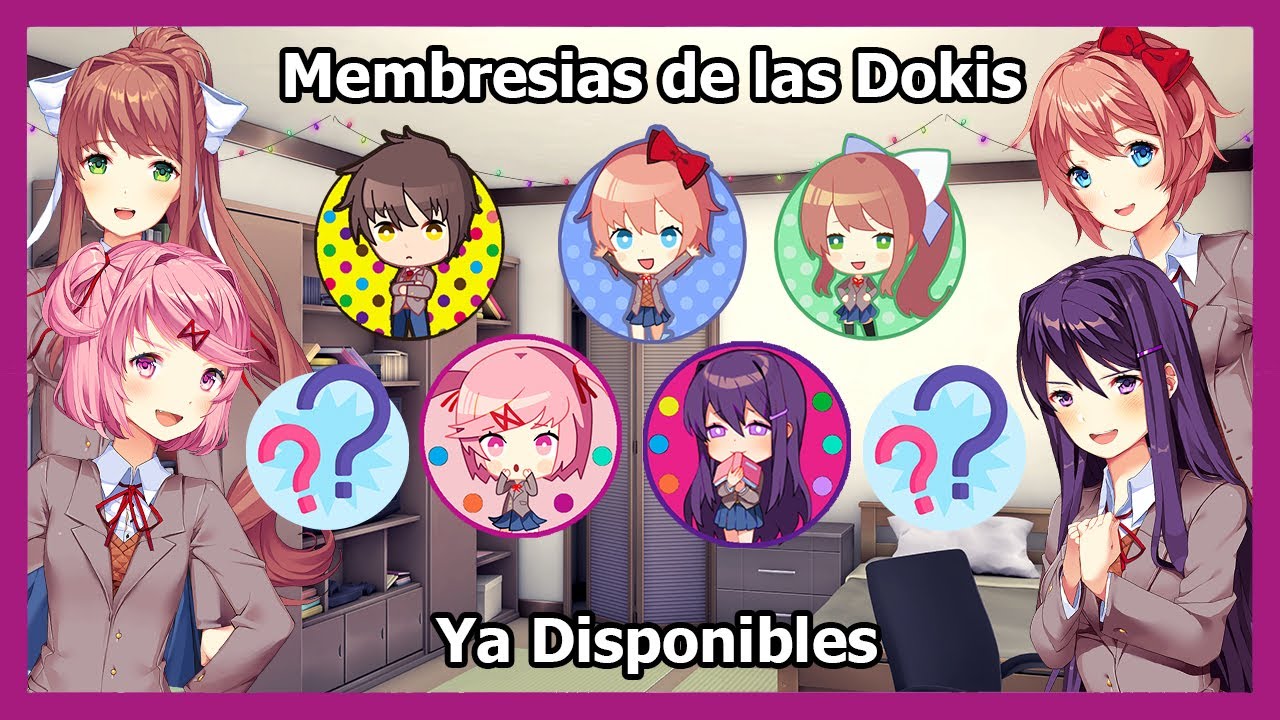 Membresías de las Dokis Disponibles-Doki Doki Literature Club - YouTube