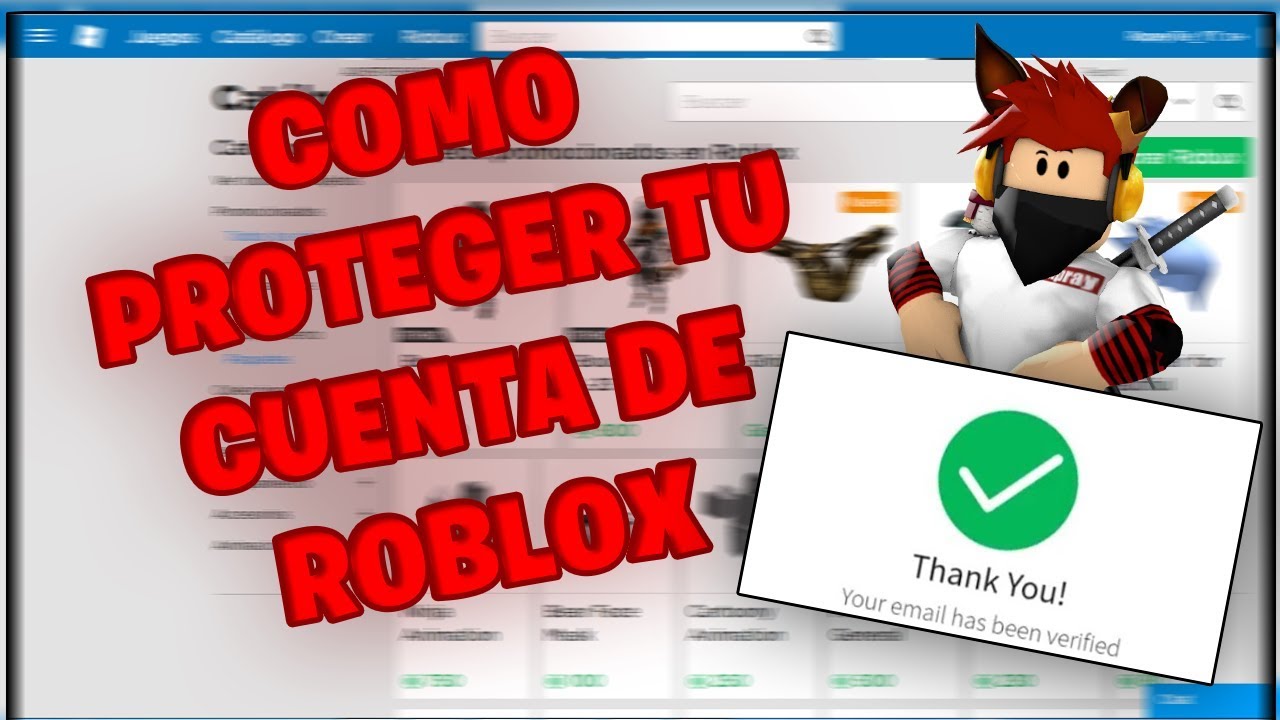 Protege tu cuenta de Roblox Con este sencillo paso! 😉 - YouTube