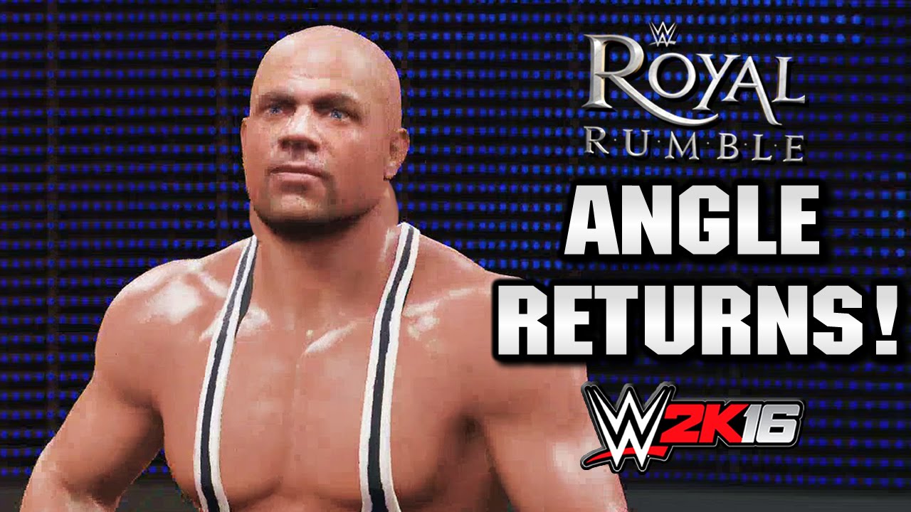 Kurt Angle Returns & Wins The Royal Rumble - WWE 2K16 - YouTube