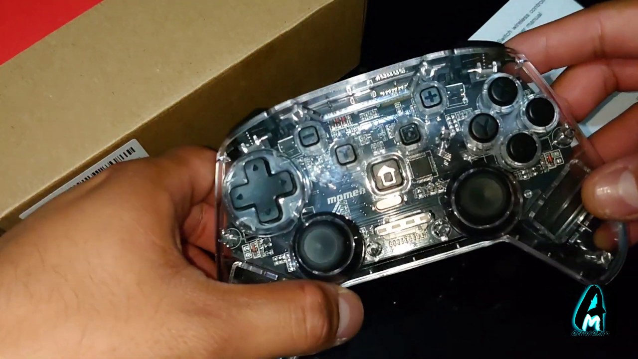 Momen T004 Wireless Bluetooth Nintendo Switch Transparent Controller ...