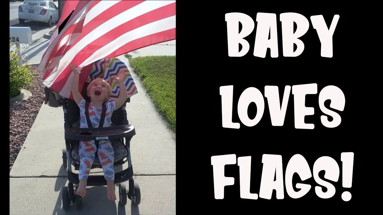 Cute Baby Loves Flags! Compilation of Max and his Obsession with Flags ...
