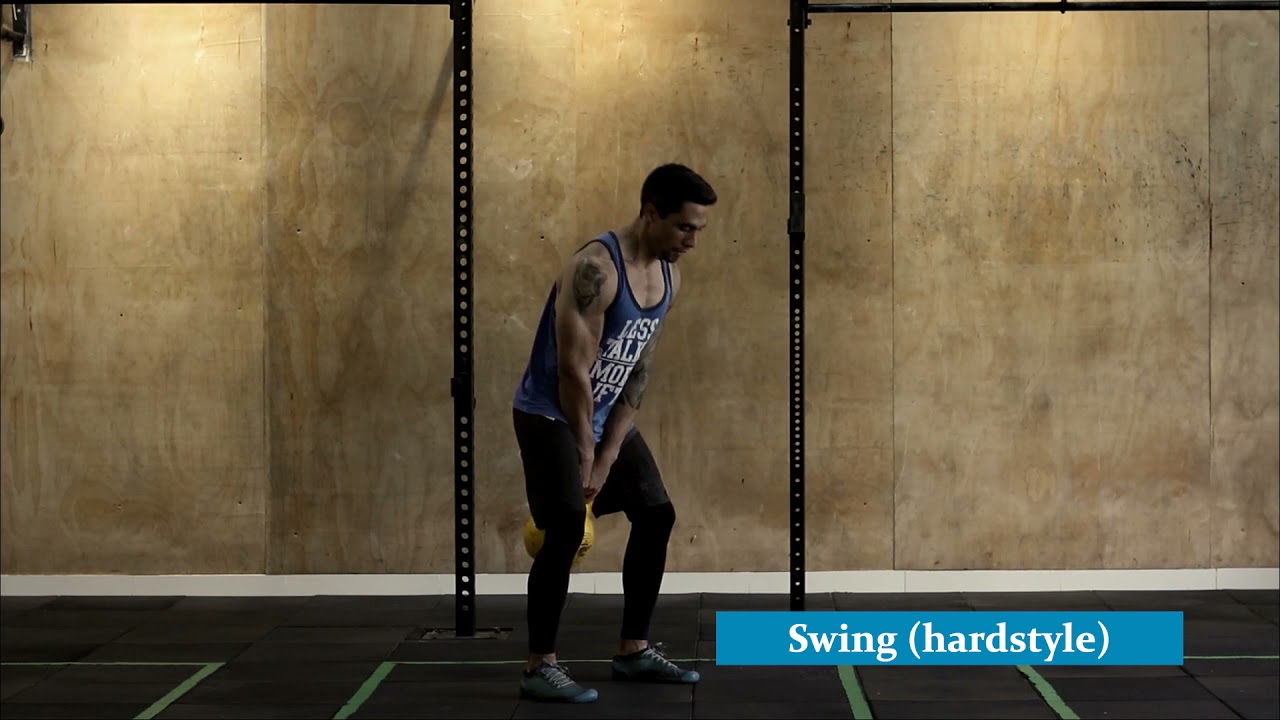 Swing con Kettlebell (Hardstyle) / Kettlebell Swing (Hardstyle) - YouTube