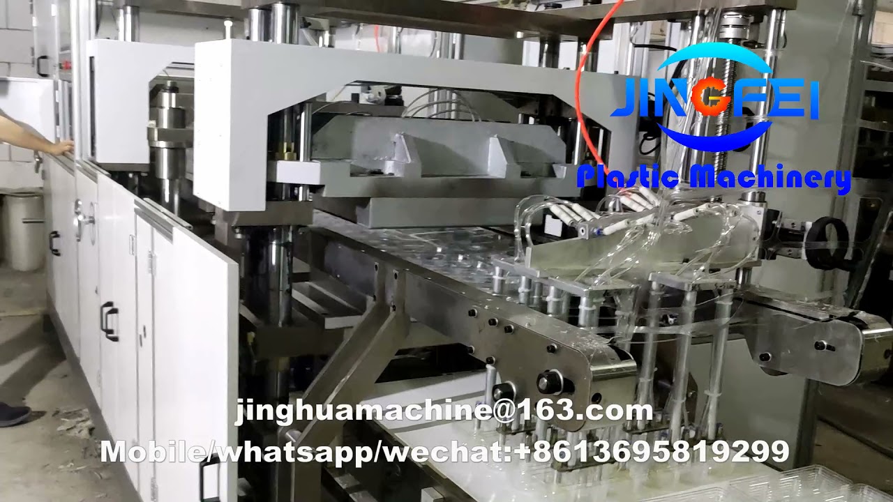 PET Tray Thermoforming Machine, Fast Speed Thermoforming and Vacuum ...