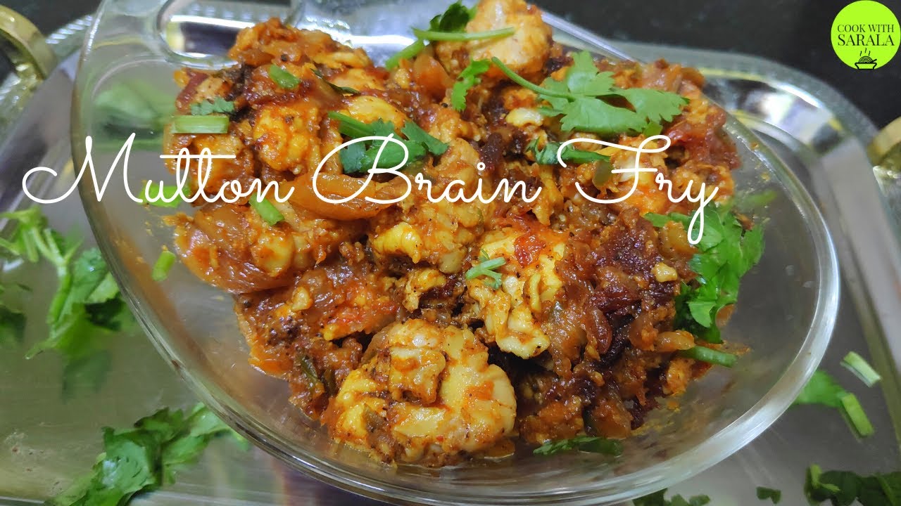 Mutton Brain Fry || மூளை வறுவல் - Cook With Sarala - YouTube