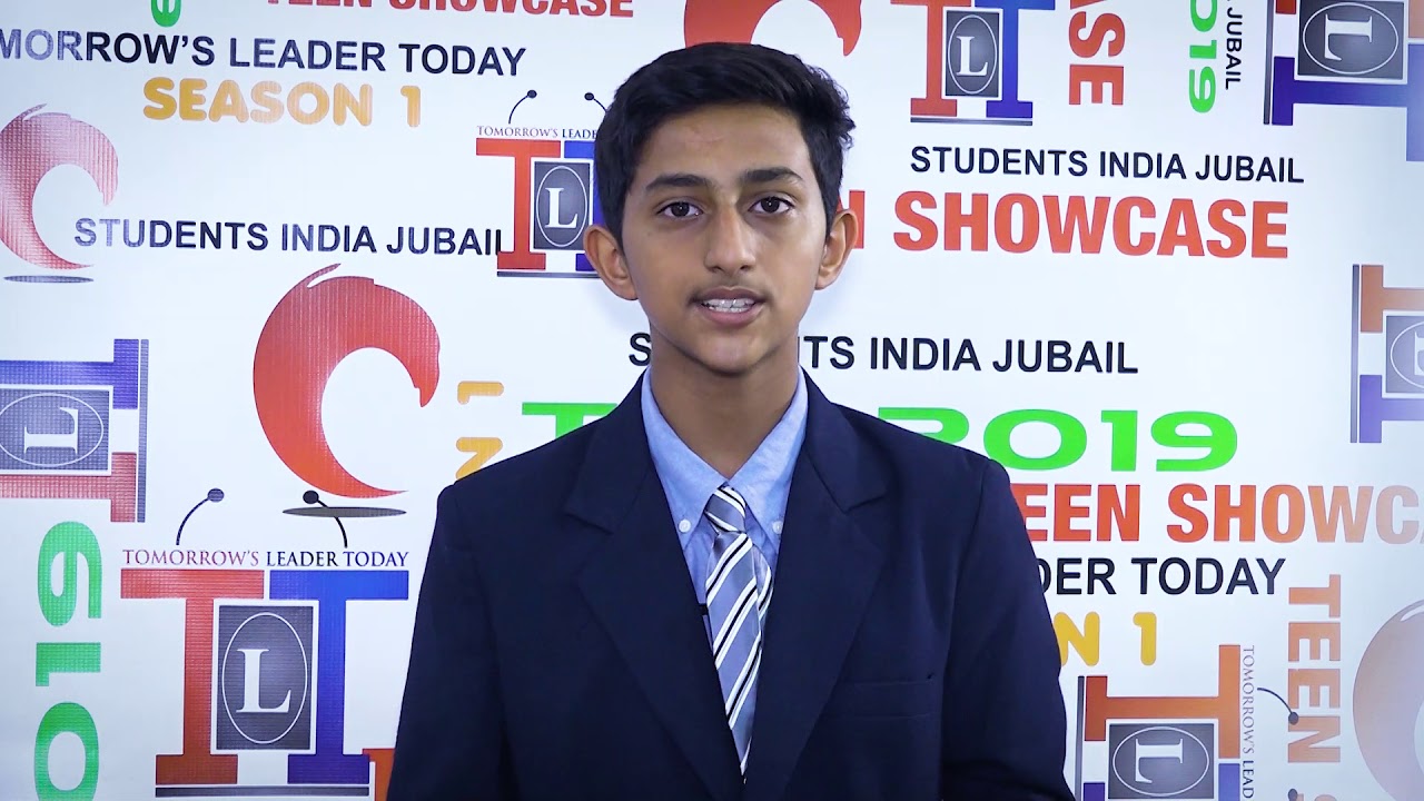 Teen Leader Mohammed Sahal on TLT program. - YouTube