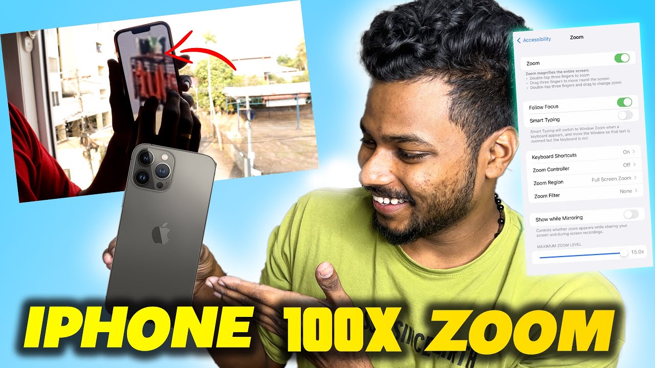 IPHONE ലും ഇനി 100X ZOOM ചെയാം 😱 ഈ TRICK USE ചെയ്‌തു | IPHONE 100X ZOOM ...
