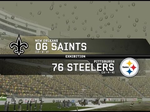 2006 New Orleans Saints vs. 1976 Pittsburgh Steelers - YouTube