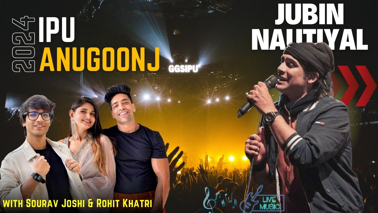 @jubinnautiyal Live at IPU Fest 2024 | Anugoonj 2024 - YouTube