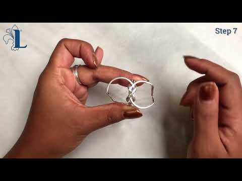 4 bands Puzzle Ring solution - Leonardo Leather and Gold