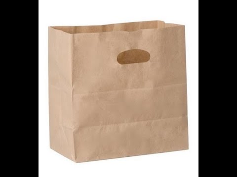 D TYPE HOLE HANDLE PAPER BAG MAKING MACHINE - YouTube