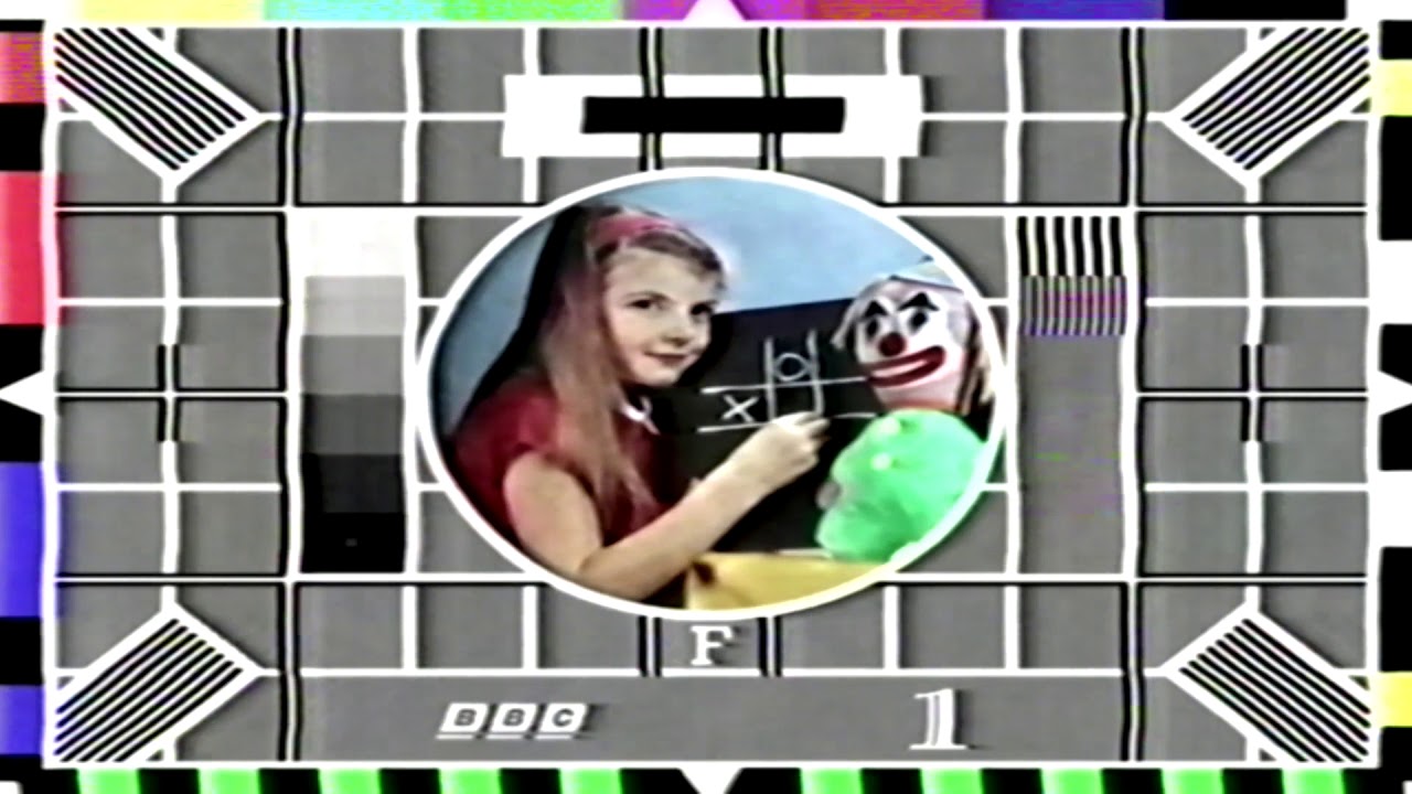 bbc shutdown and test card tone 1993 - YouTube