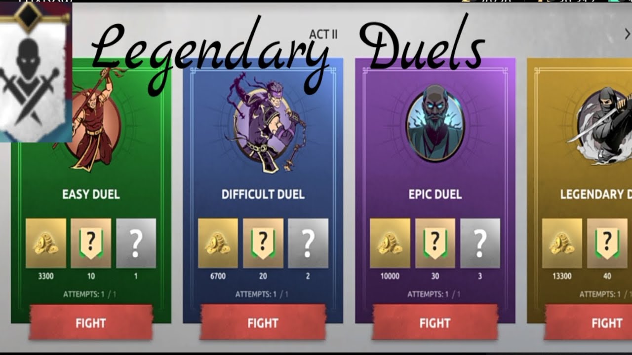 Shadow fight Shades Rogue Like. Legendary Duels - YouTube