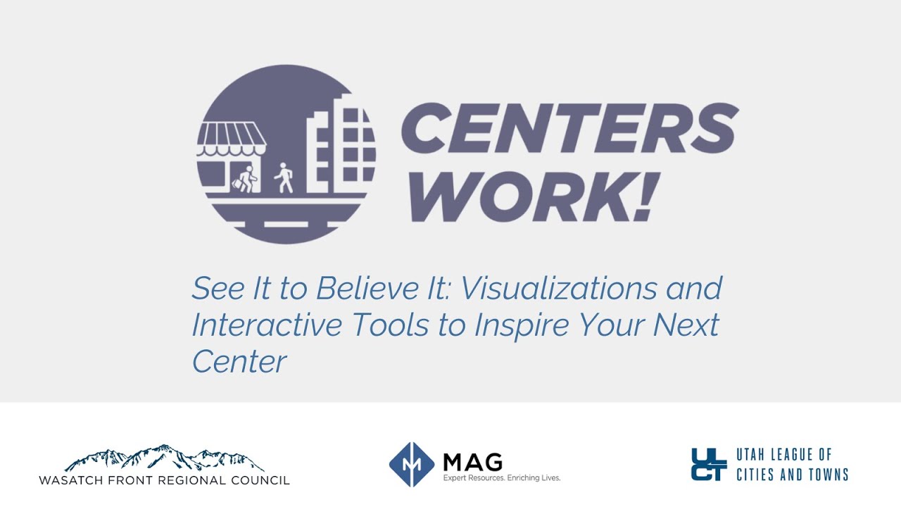 Centers Work! See It to Believe It: Visualizations and Interactive ...