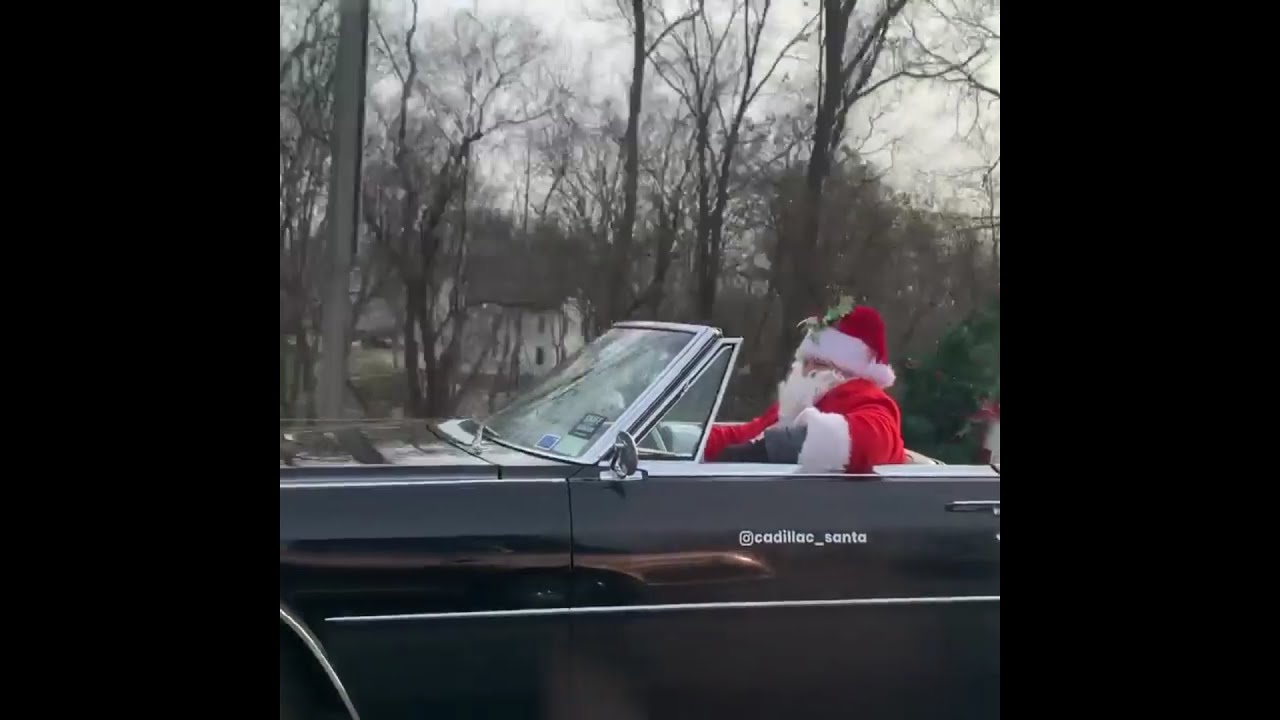 *Video* 50 Cent Runs Into Santa Claus On Highway Driving A Cadillac Top ...