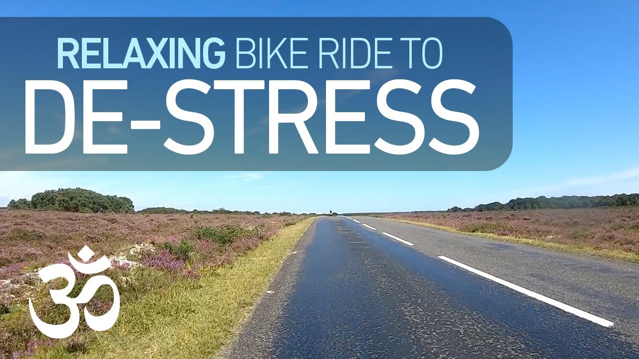 Ease Stress and Anxiety. Relaxing Bike Ride, Natural Brown Noise and ...