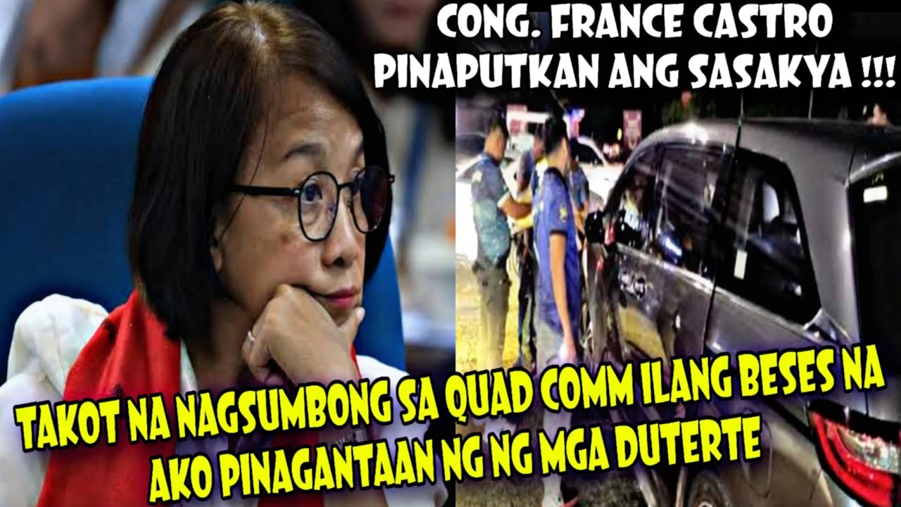 FRANCE CASTRO PINAPUTUKAN ANG SASAKYA!!! TAKOT NA NAGSUMBONG SA QUAD ...
